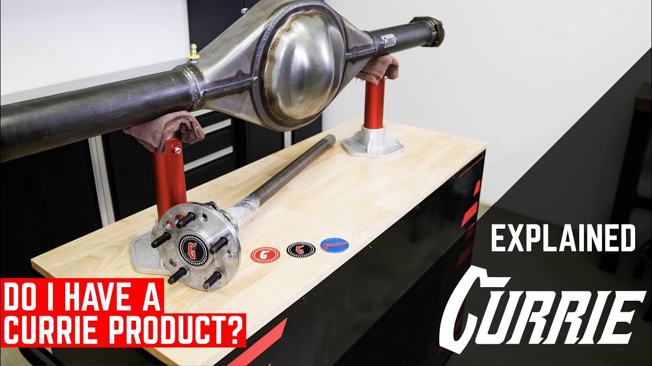 DO I HAVE A CURRIE REAREND, AXLE OR THIRD MEMBER? | EXPLAINED - YouTube