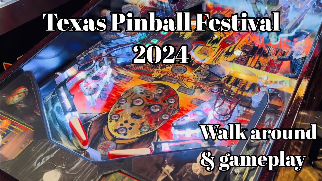 Texas Pinball Festival 2024! Walk around and gameplay! - YouTube