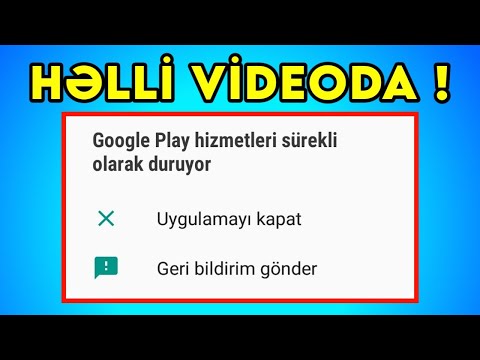 100% HƏLLİ 😍 Google Play Servisleri Dayandırıldı Cavab Vermir Prablem Həlli