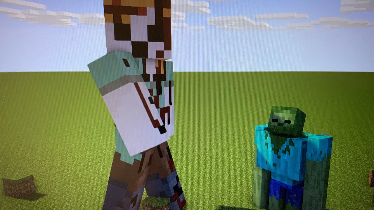 Giant Alex vs mutant zombie (Minecraft animation) - YouTube