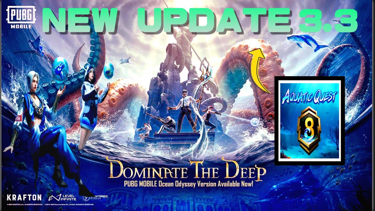 PUBG ocean odyssey 😱 OMG !! 3.3 UPDATE IS INCREDIBLE !! Gameloop 120FPS ...