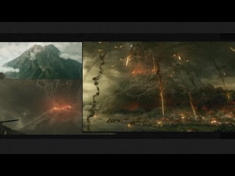 The eruption of Mt Vesuvius - YouTube