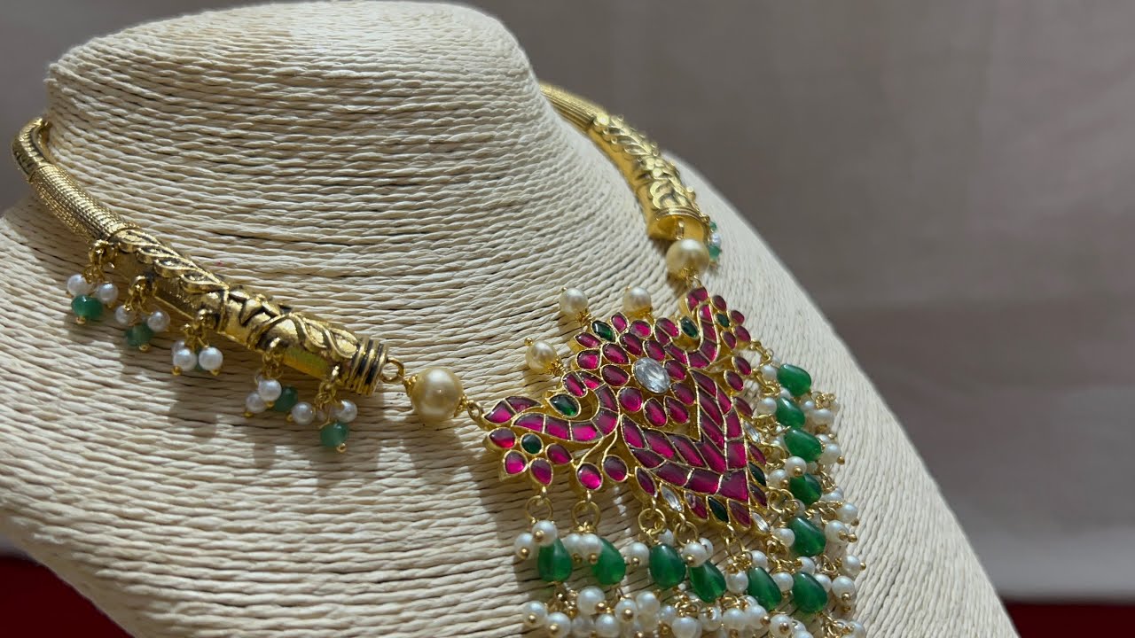 Kante model neckset | nakshi jumkas | earrings | WhatsApp 7075551297 ...
