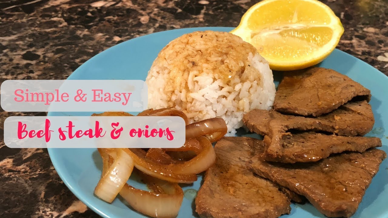 BEEF STEAK & ONIONS | A.K.A Bistek | Raising The Lee's Recipes - YouTube