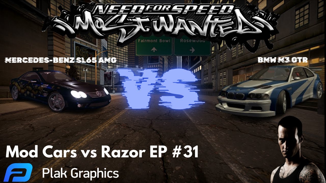 Mercedes-Benz SL65 AMG VS BMW M3 GTR & Final Pursuit | NFS Most Wanted ...