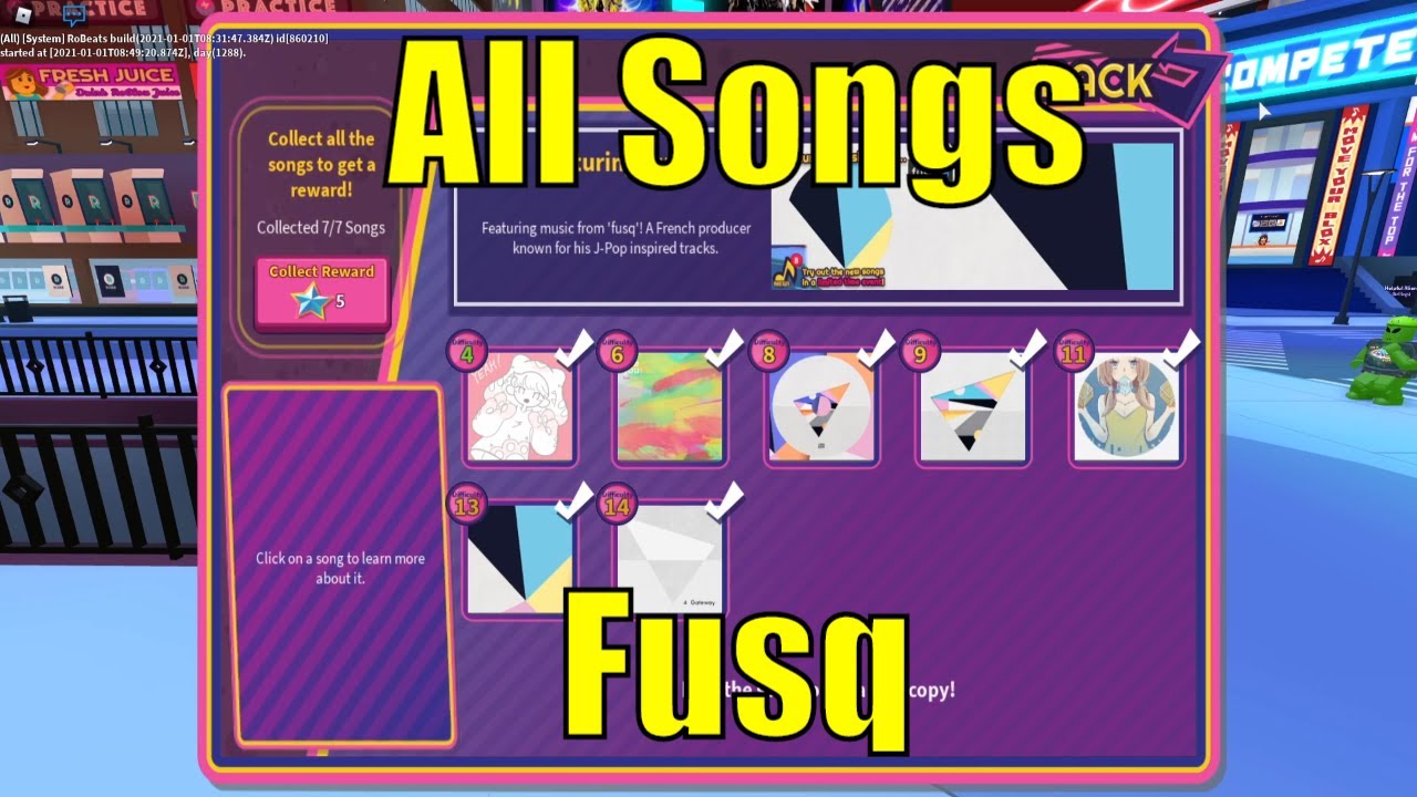 All Fusq Songs in One | Hard Songs Only | First Playthroughs | RoBeats ...