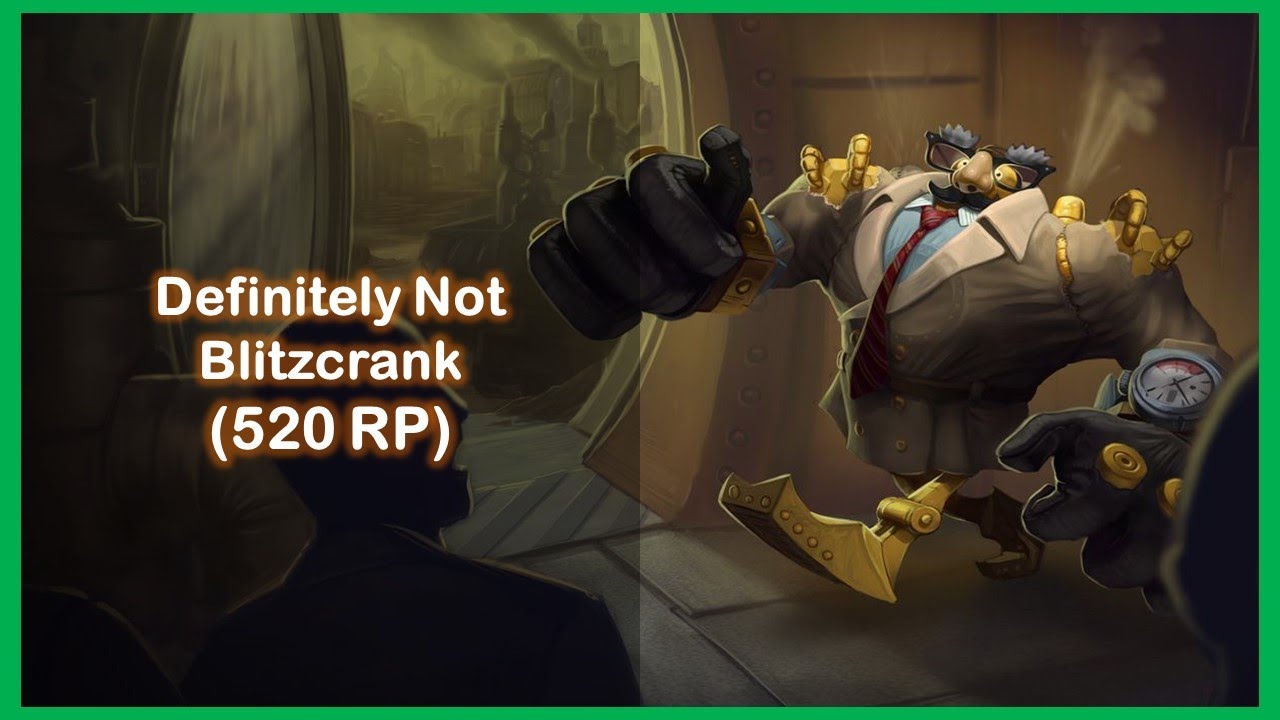 Definitely Not Blitzcrank Skin - YouTube