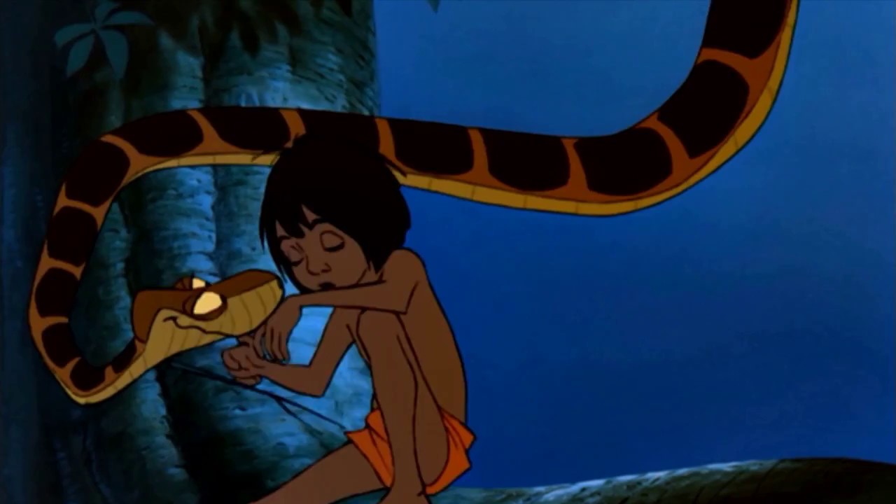 Kaa and Mowgli 1st encounter (but every "Sleep" starts a new effect ...