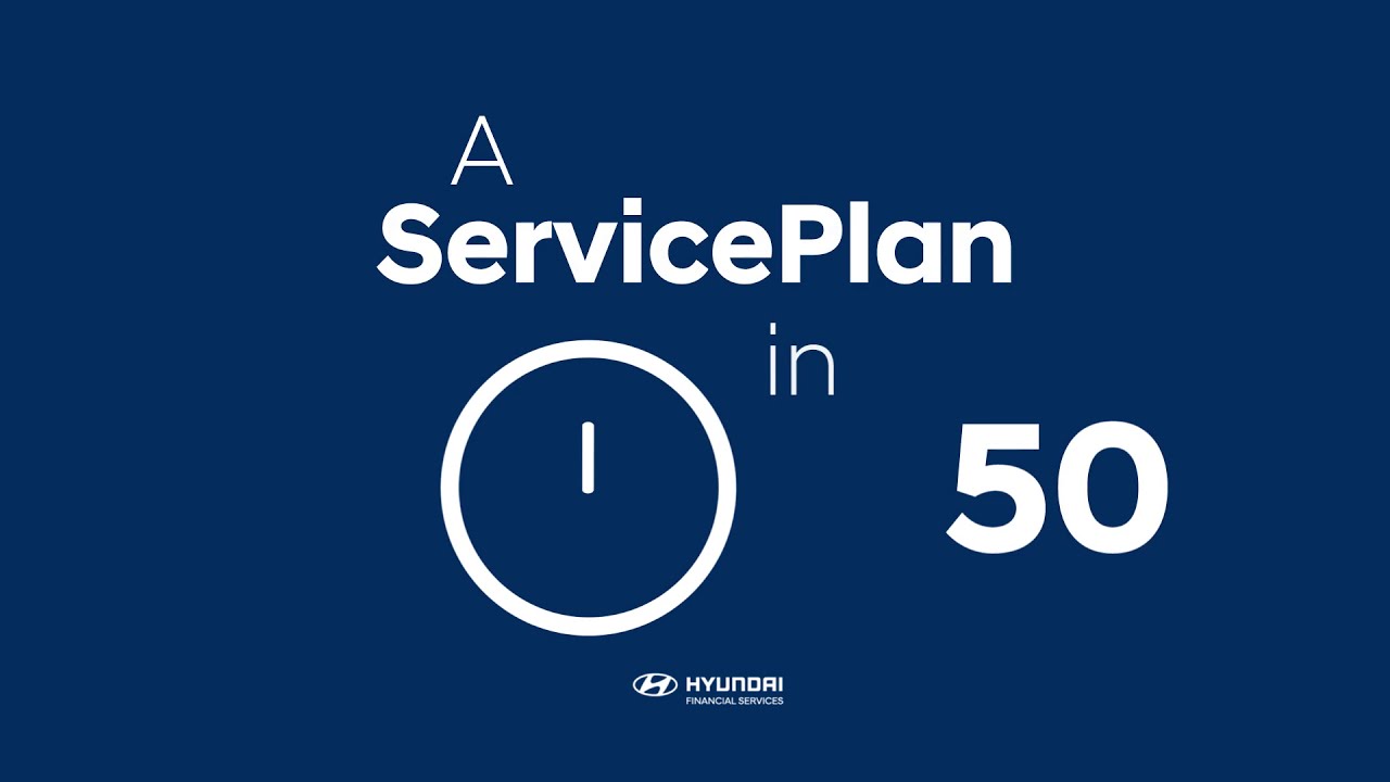 A Hyundai Service Plan in 50 Seconds - YouTube