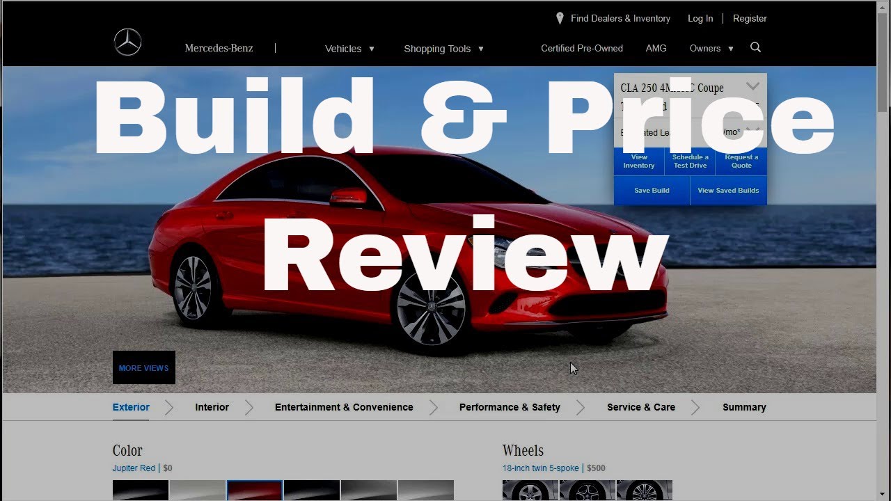 2018 Mercedes-Benz CLA Class 250 4MATIC Coupe - Build & Price ...