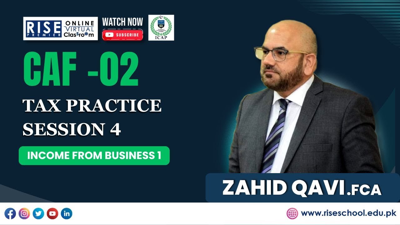 CAF 2 TAX Z Qavi NB Mar 2026 Income from Business 1 - YouTube