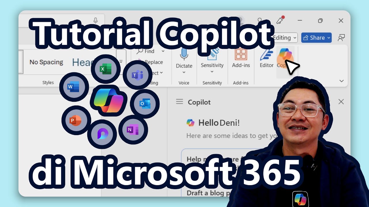 TUTORIAL MENGGUNAKAN COPILOT DI MICROSOFT 365 | EXPERTZONE INDONESIA - YouTube