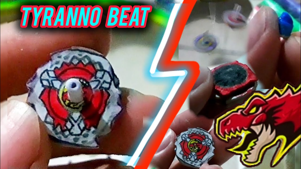♦️Tyranno Beat 🦖🔥 || BEYBLADE X || tutorial de como crear a mini ...