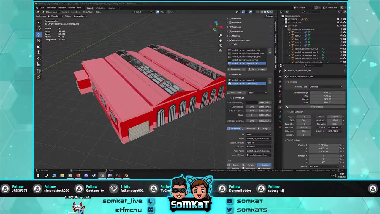 Blender, Sollumz, Codewalker, work on MLO | 10 Perfect Games (100% ...