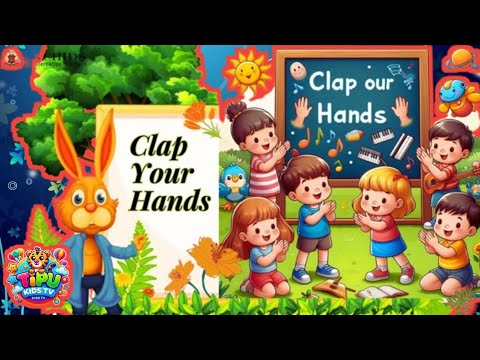 Clap Your Hands | Fun Nursery Rhyme for Kids | Action Song - YouTube