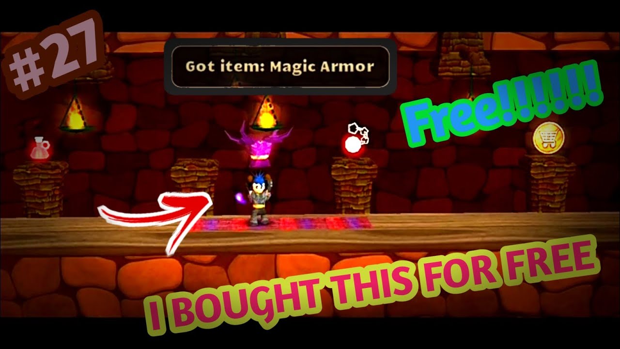 # 27 Swordigo's journey:-👿 I Bought Magic Armor For🔥 FREE 🔥!!!! And ...