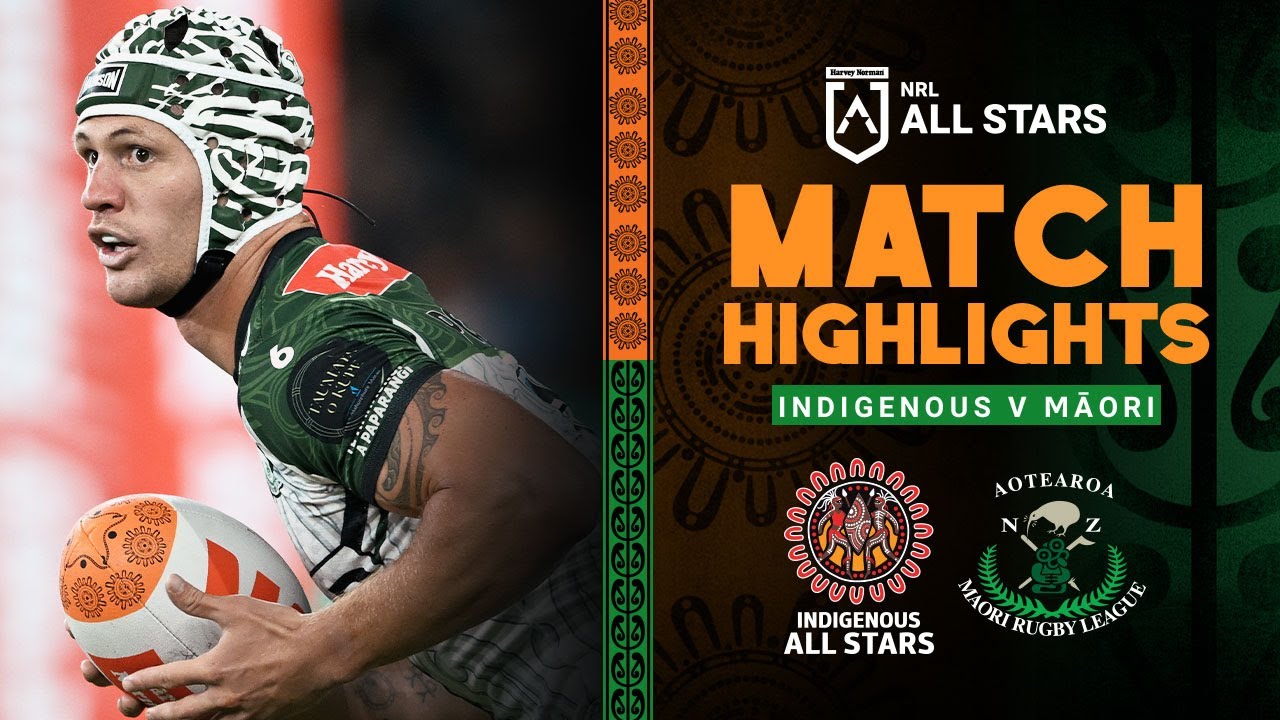 NRL Highlights | NRL All Stars 2025 | Indigenous v Māori | Match ...