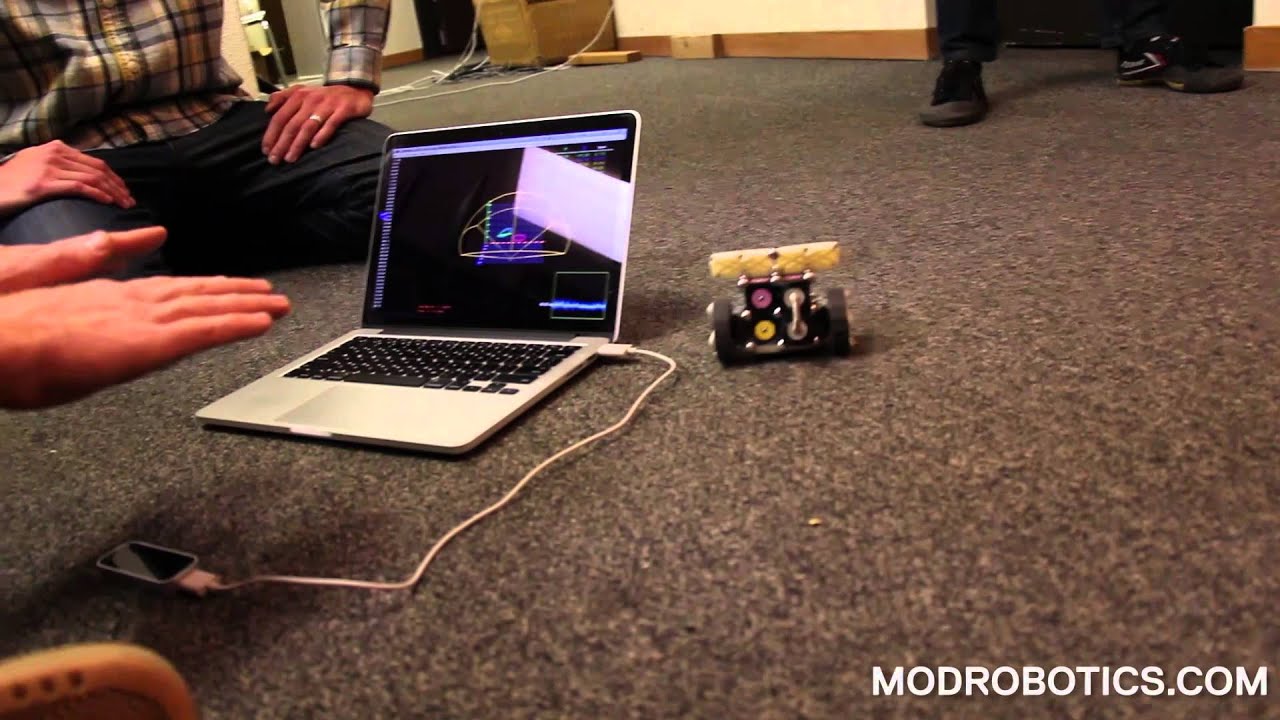 MOSS Leap Motion Controlled Robot - YouTube