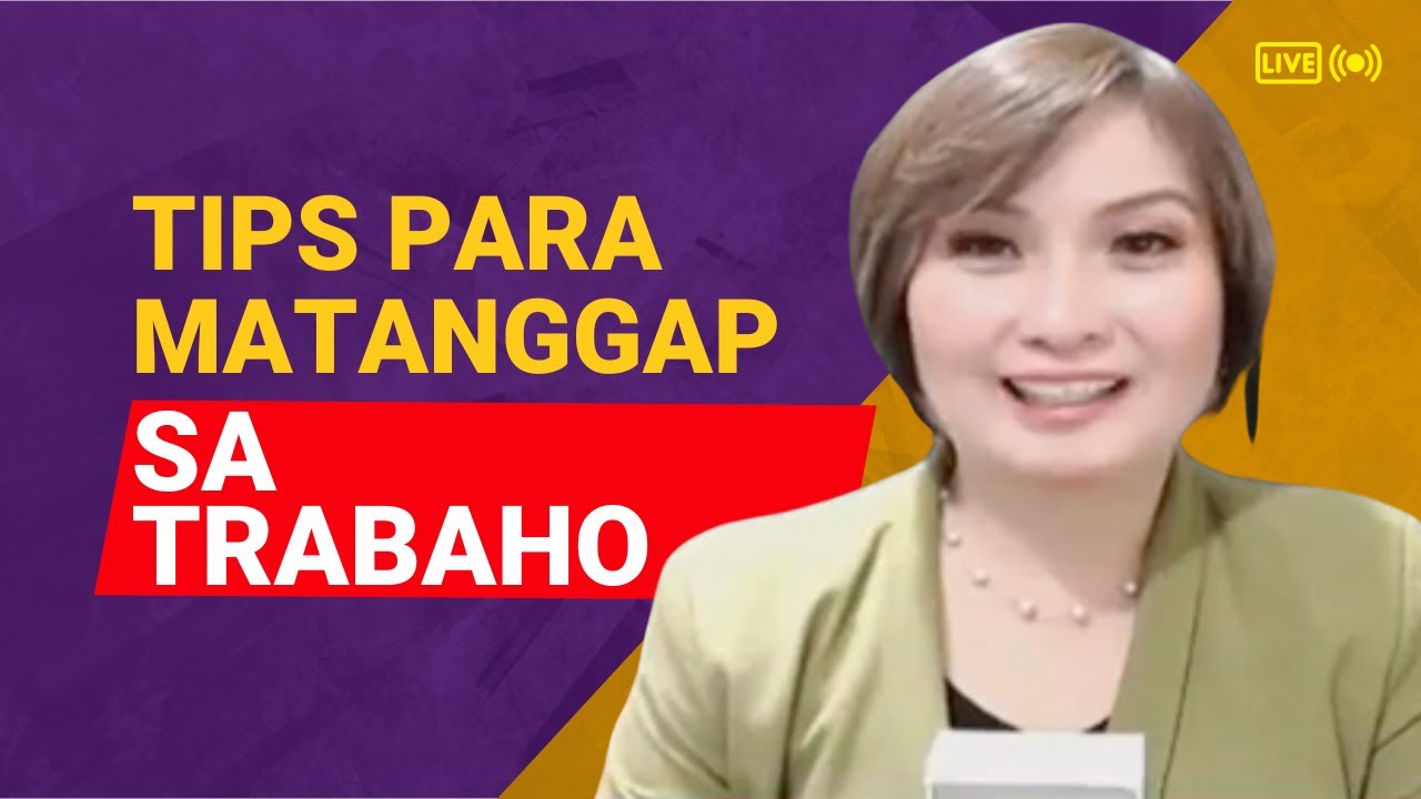 Tips Para Matanggap Sa Trabaho | with Best Motivational Speaker and ...