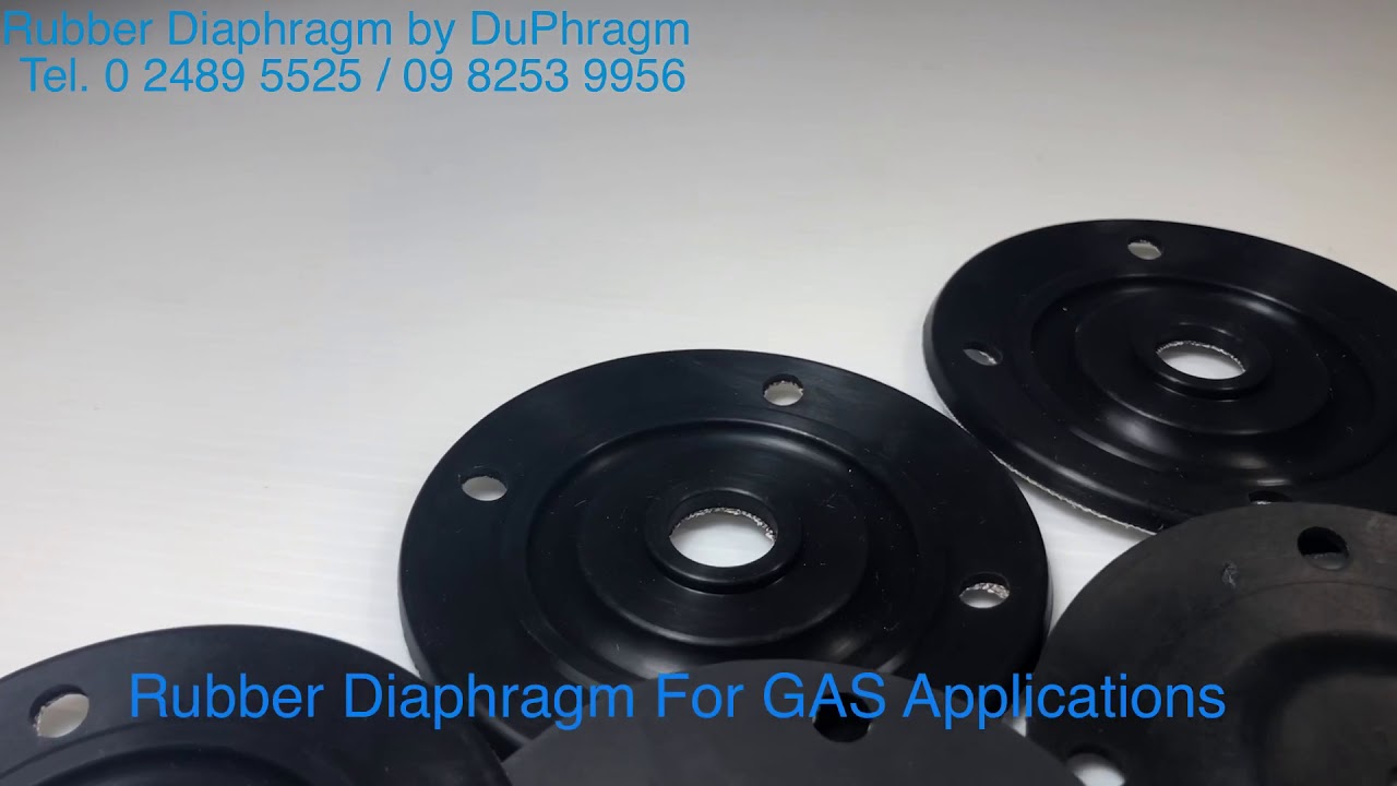 Rubber Diaphragm For Gas Application - YouTube