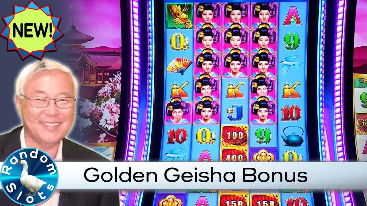 Golden Geisha Slot Machine Bonus - YouTube