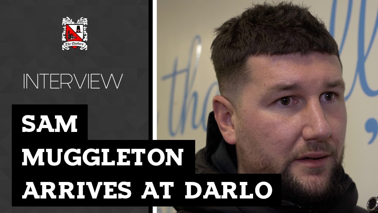 Sam Muggleton Arrives at Darlo - YouTube