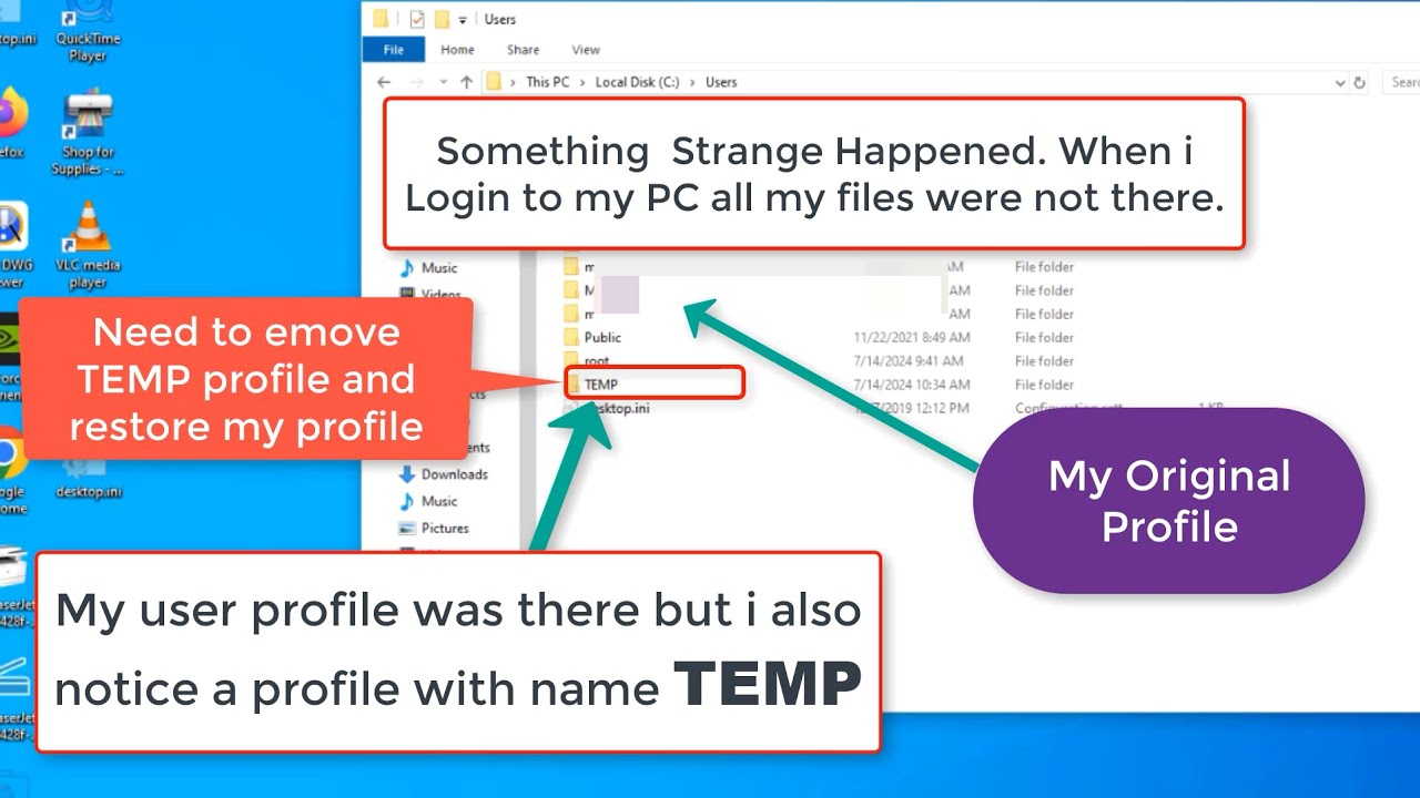 How to restore user profile in windows 10/ 11. - YouTube