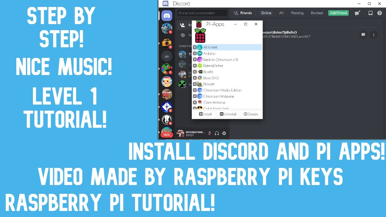 How To Add Discord Onto Raspberry Pi Using Pi Apps! - YouTube