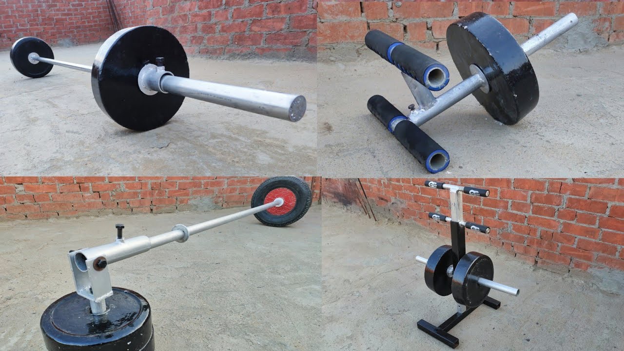 awesome home made gym equipments with least cost عمل ادوات الجيم في ...
