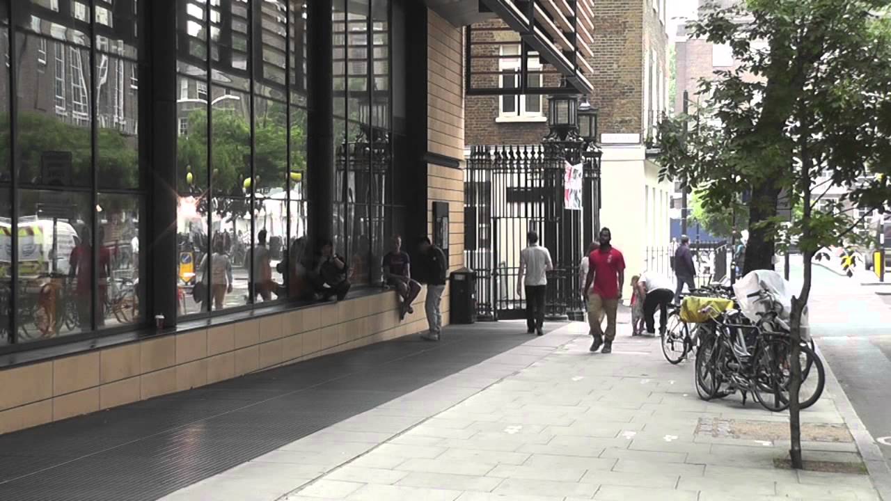 Walking from the UCL Cruciform Library to UCL Science Library - YouTube