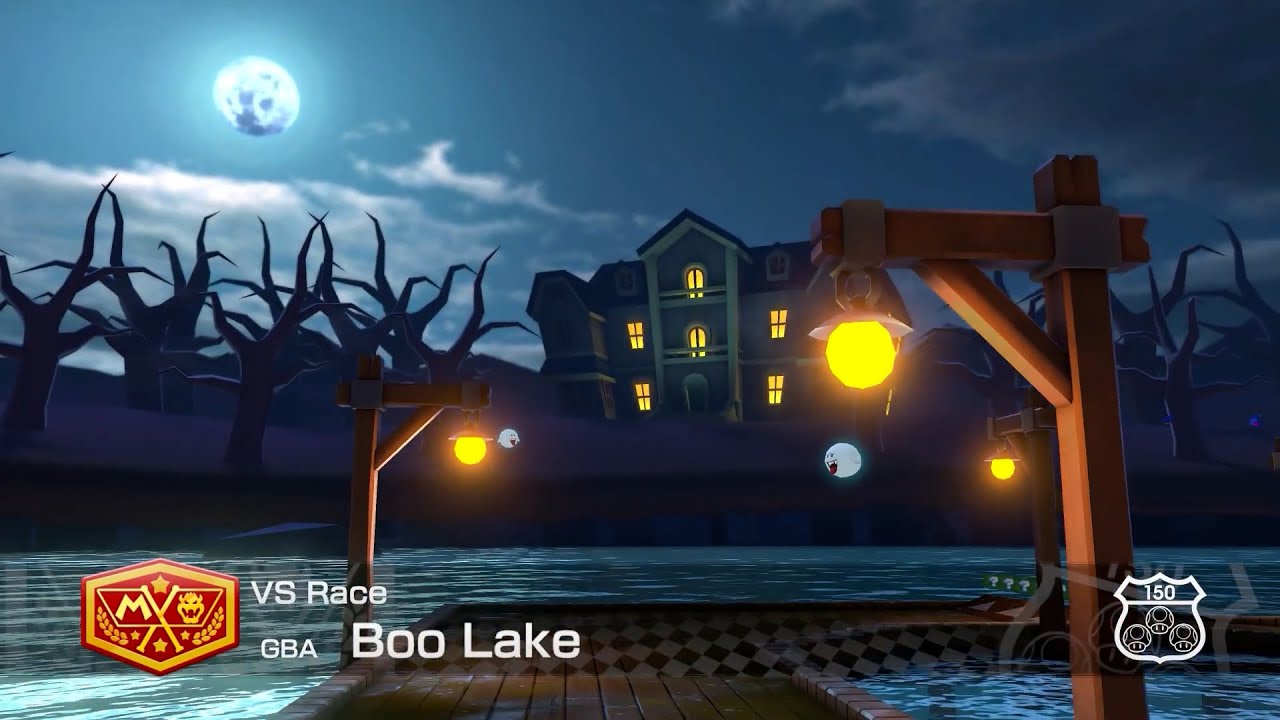 Toad Kart™ 8 Deluxe - GBA Boo Lake - YouTube