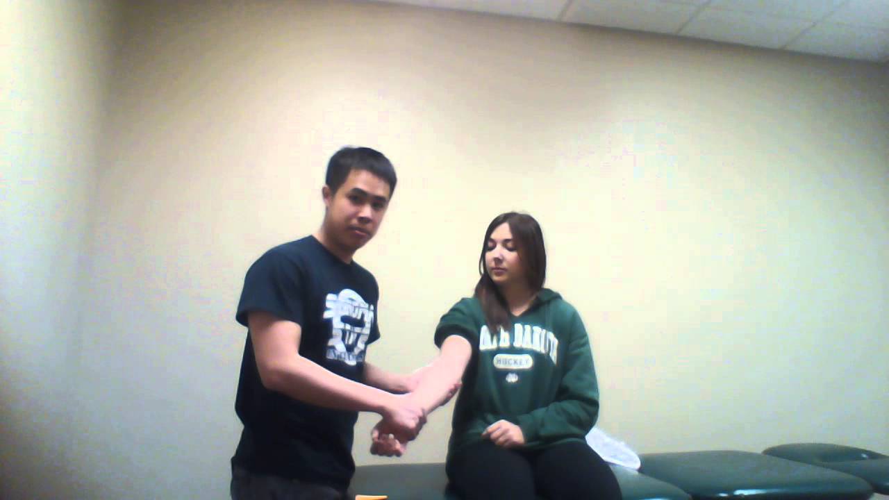 Elbow MCL Stress Test - YouTube