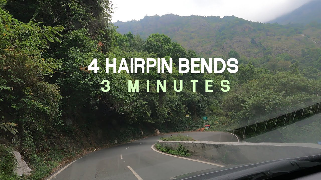 4 Hairpin bend within 3 minutes | Hill Drive AMT Car | Hill Croner ...