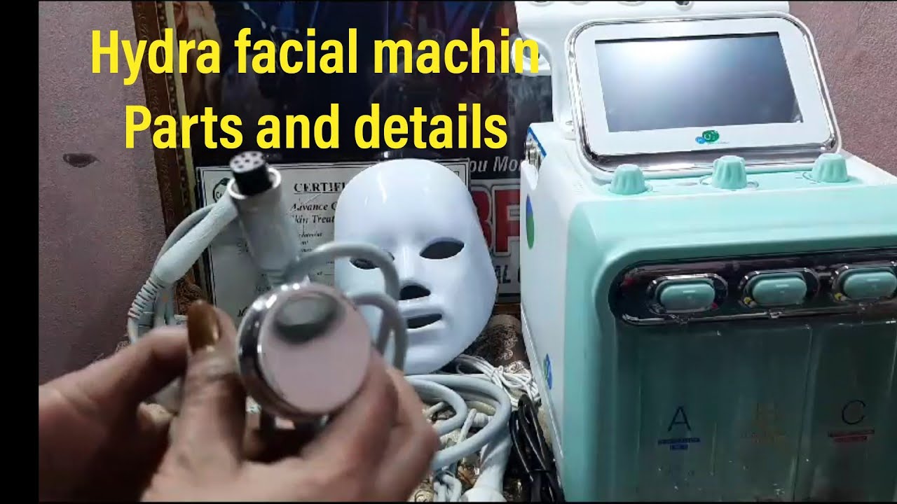 Hydra facial machin Parts and details #bridalmakeup - YouTube