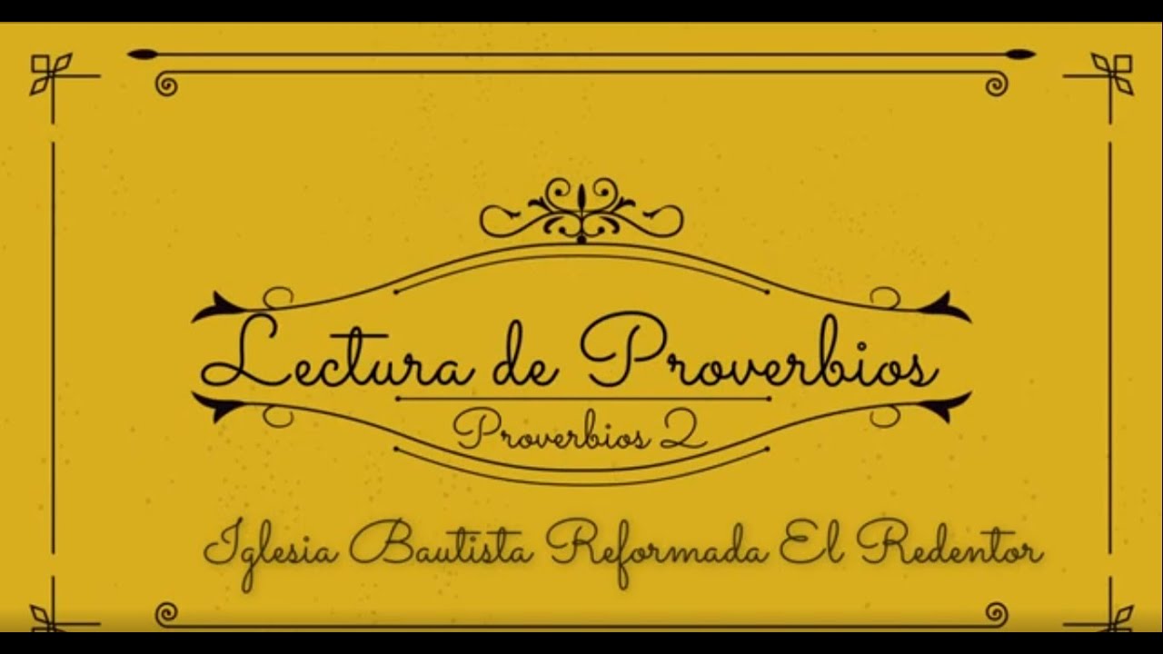 Proverbios 2 - Ventajas de la Sabiduría - YouTube