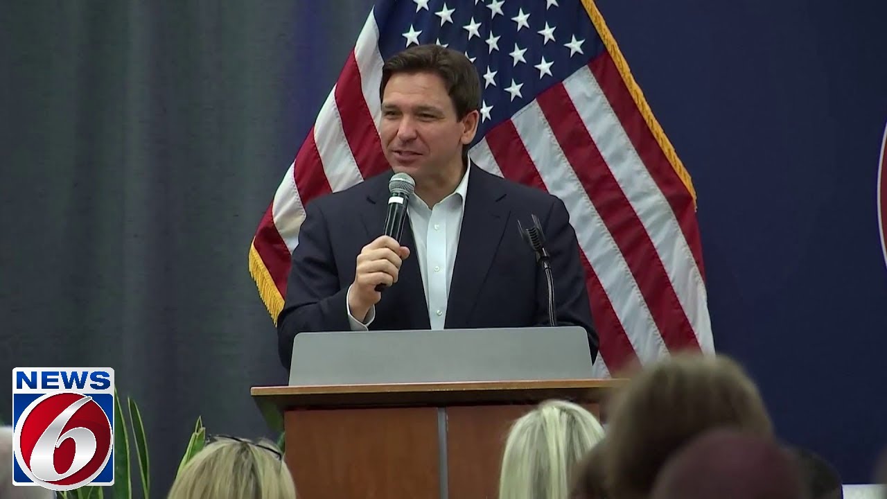 WATCH LIVE: Gov. DeSantis speaks at Orlando convention on education ...