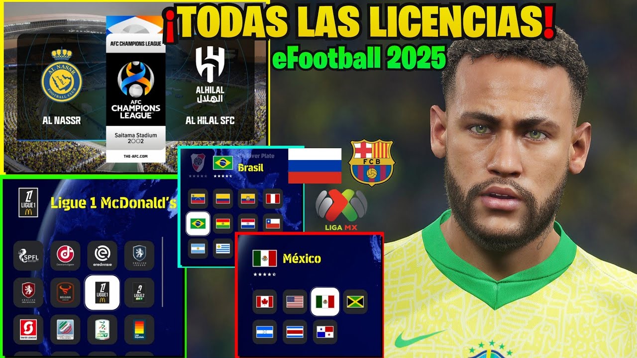 ¡Sorprende eFootball 2025! Todas Las Licencias (Selecciones, Clubes y ...