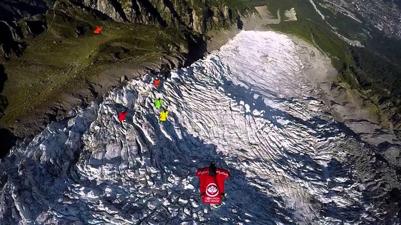 The Most Extraordinary Wingsuit BASE Jump 11 Pilots- 12605FT! Glaciers ...