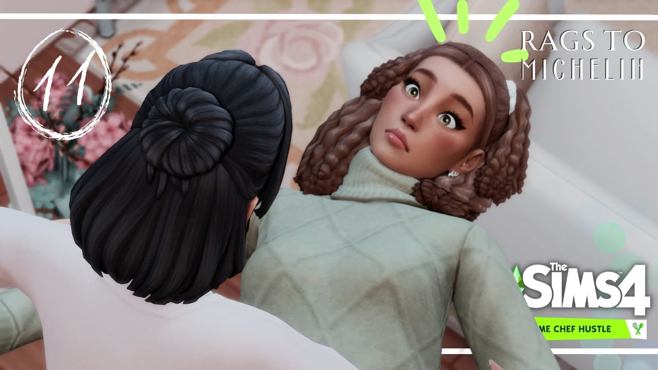 My FIRST KISS 💋😳 | The Sims 4 Rags To Michelin 👩🏼‍🍳⭐ | Ep #11 - YouTube