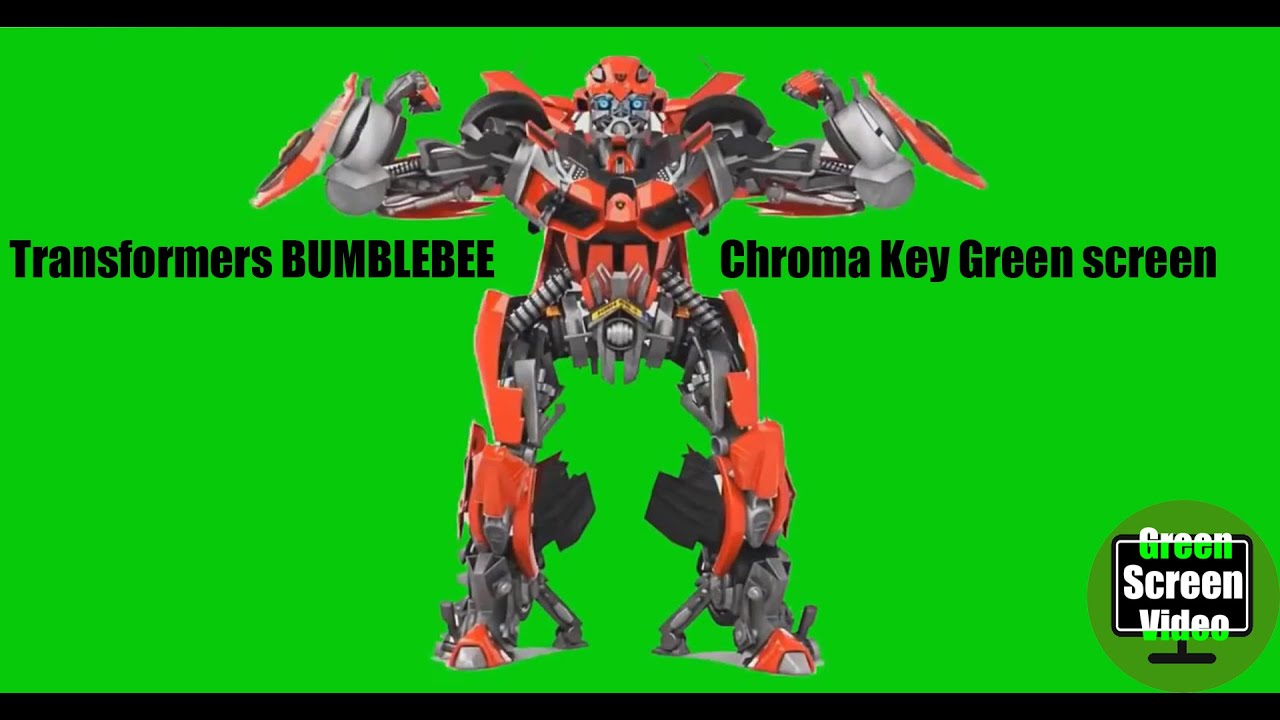 Transformers BUMBLEBEE Chroma Key Greenscreen.[Green Screen Video ...