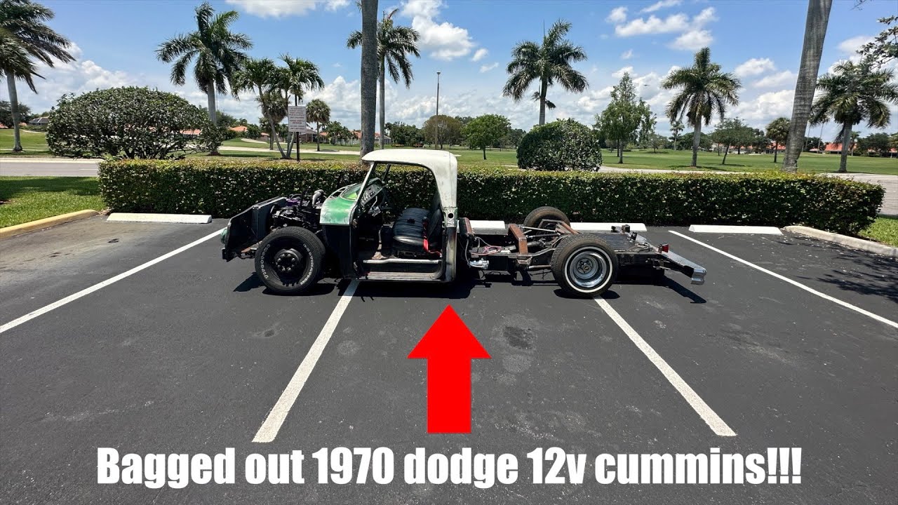 bad a** bagged out truck with a 12v cummins!!! - YouTube