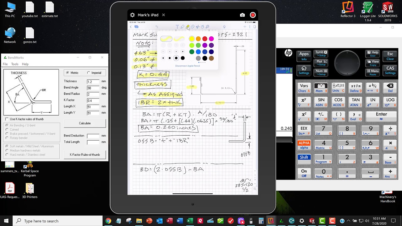 STS-2321 - A13 Sheet Metal - Calculations - YouTube
