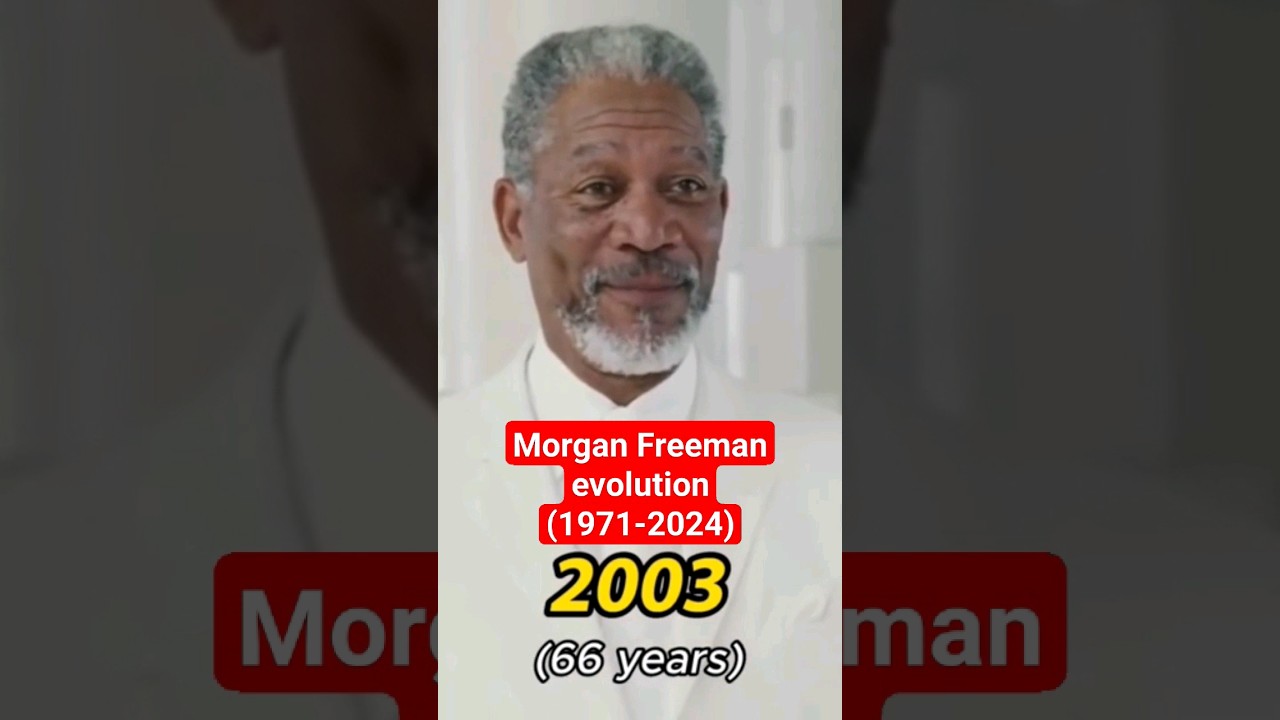 Morgan Freeman evolution (1971-2024) - YouTube