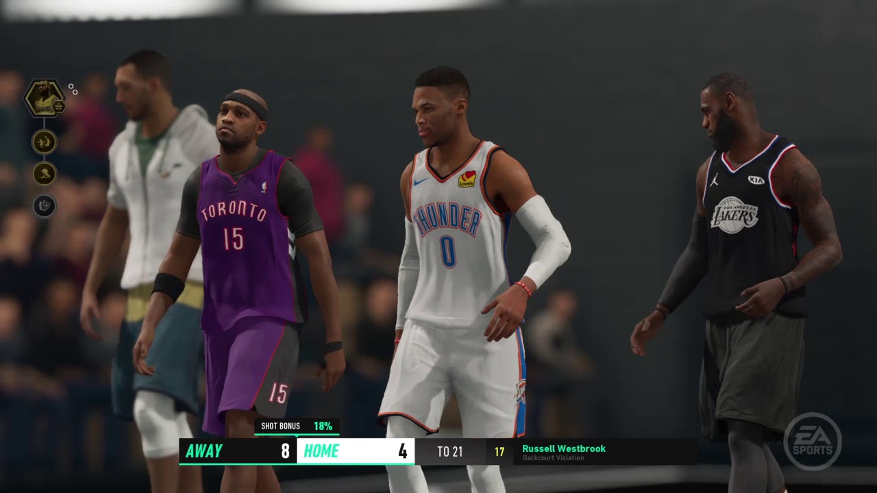 NBA LIVE 20, Game Winning Dunk By The King - YouTube