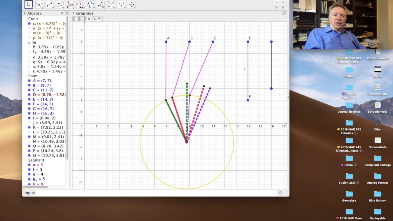 Construction of a Leg Mechanism Part 1:4 set up - YouTube