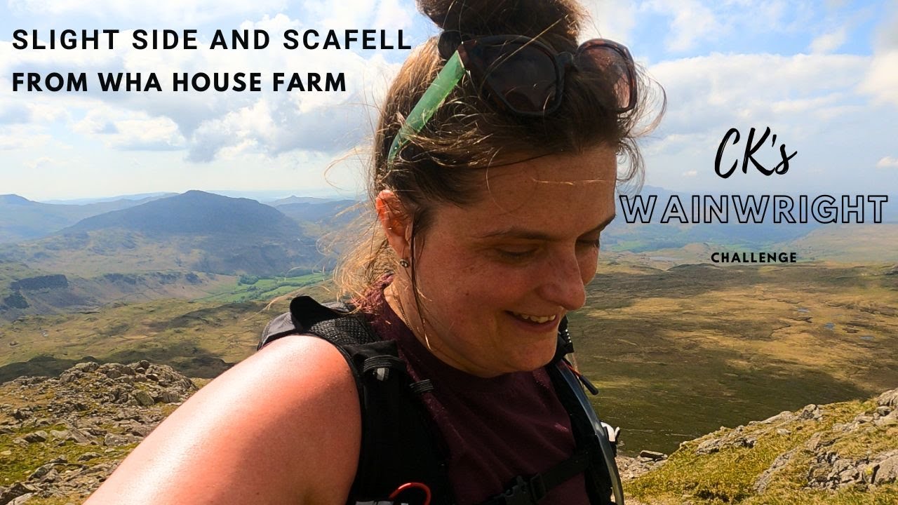 Slight Side and Scafell from Wha House Farm - YouTube