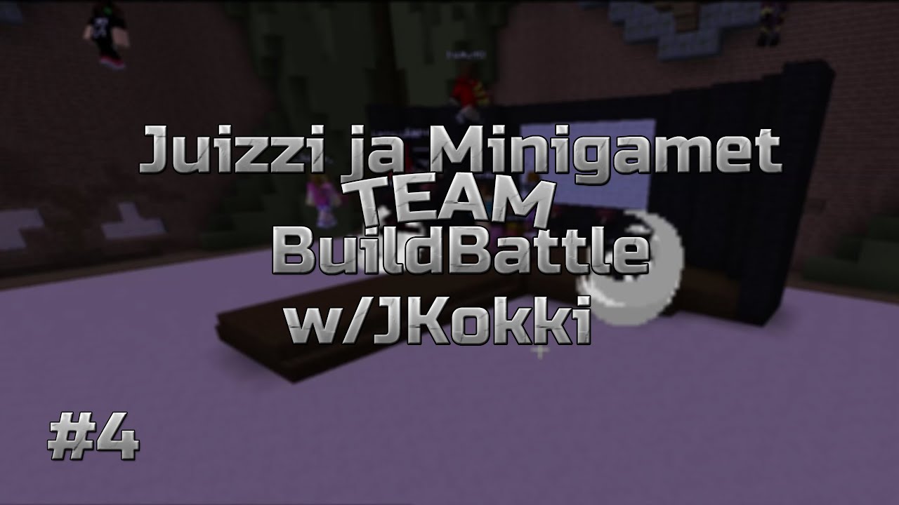 Minigames w/JKokki - Team Build Battle #4 - MITEN TÄÄ TOIMII? - YouTube