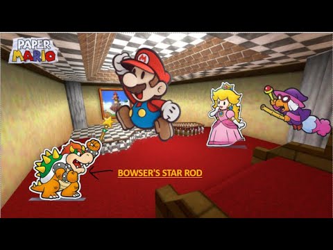 Paper Mario 64 playthrough part 1: Bowser's Stolen Star Rod! - YouTube