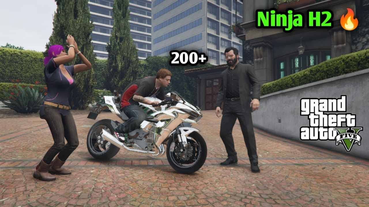 Buying New Kawasaki Ninja H2 Bike | Jimmy In Game Mod Series | #1 | In ...