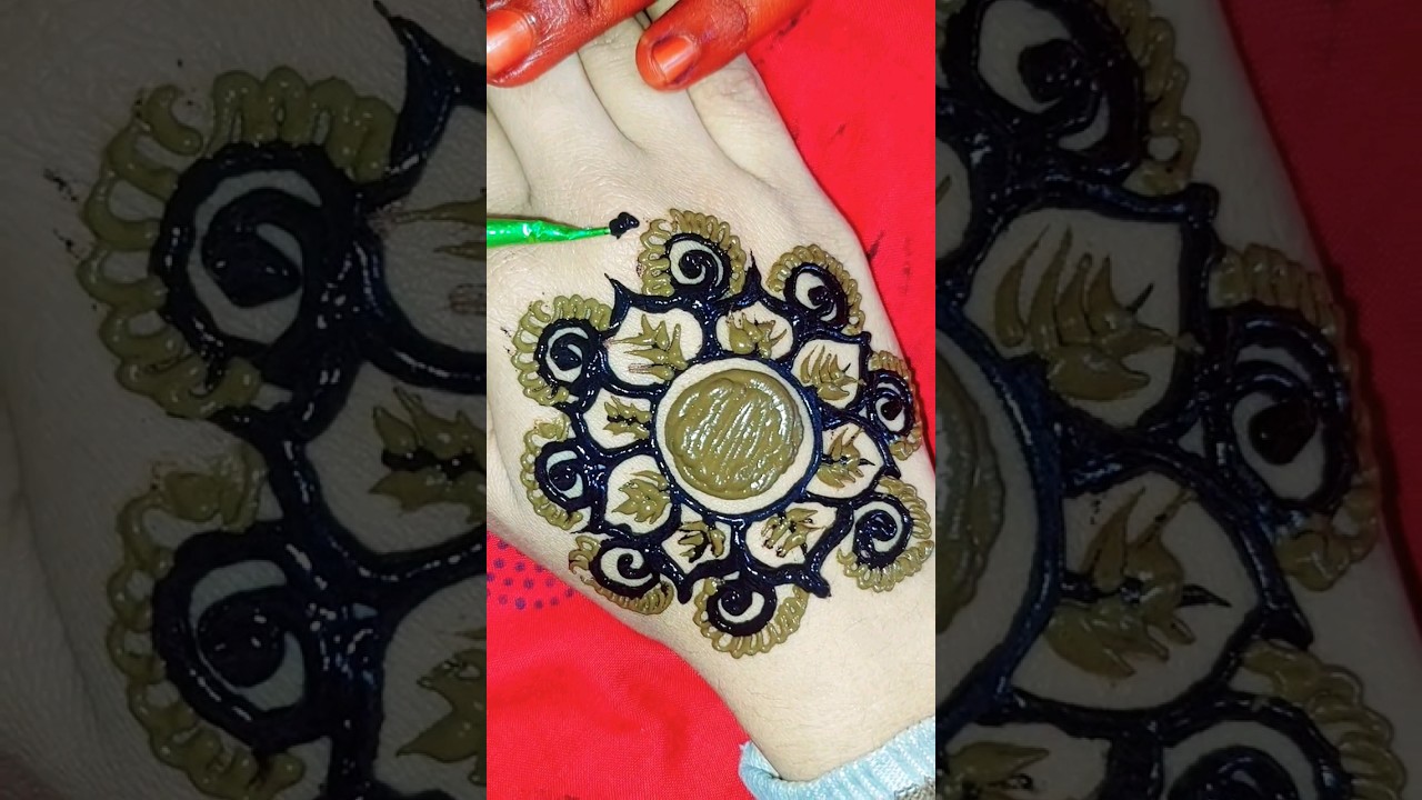 beautiful organic and henna design#music #mehandi #hennadesigns # ...